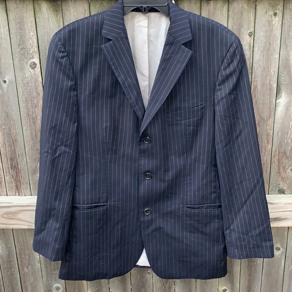 Hugo Boss | Suits & Blazers | Hugo Boss 38r Black Light Wool Blazer ...
